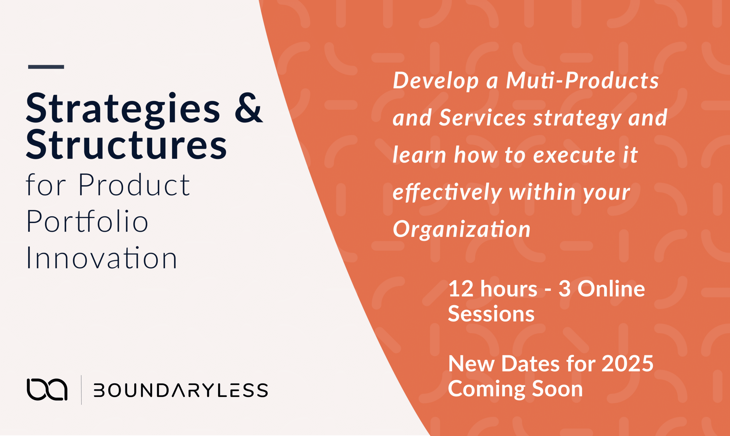 Strategies & Structures for Product Portfolio Innovation - Boundaryless