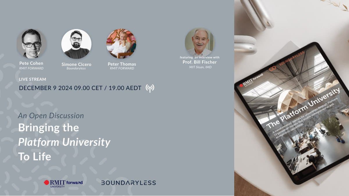 Reimagining Higher Education: The Platform University Webinars ...